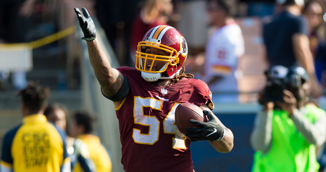 Mason Foster re-signs with Redskins - WagerWeb's Blog Mason Foster re-signs with Redskins - WagerWeb's Blog